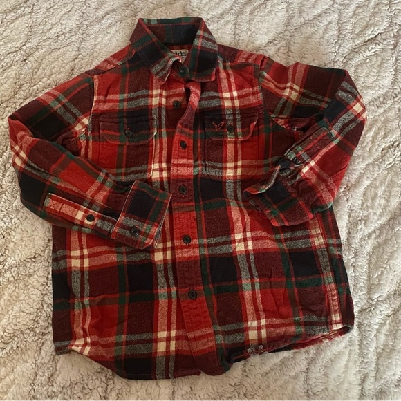 77kids | Shirts & Tops | 77 Kids American Eagle Shirt Boys Xs 6 Red ...